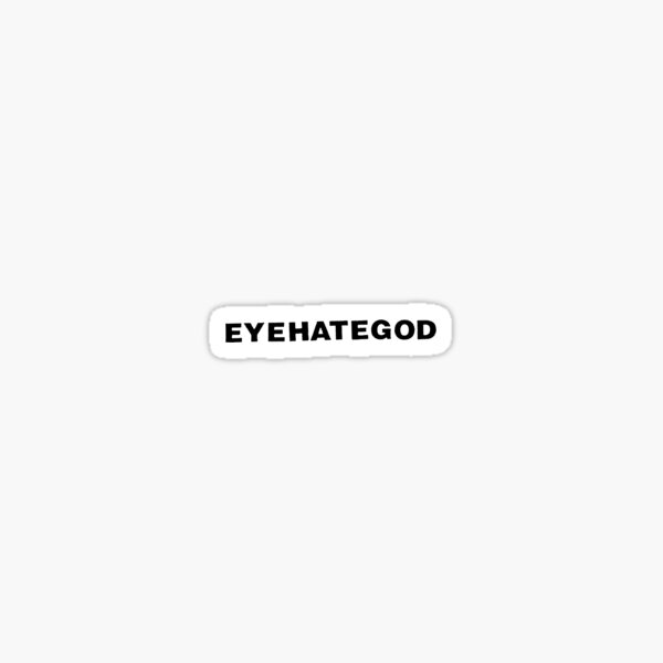 "EHG EYEHATEGOD Logo Heavy Metal" Sticker for Sale by OgTopp | Redbubble