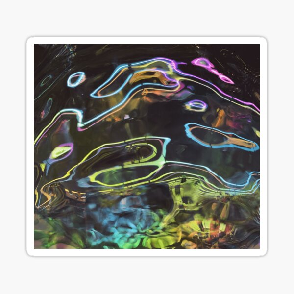 "Oil Spill " Sticker by SimpleWorldArt | Redbubble