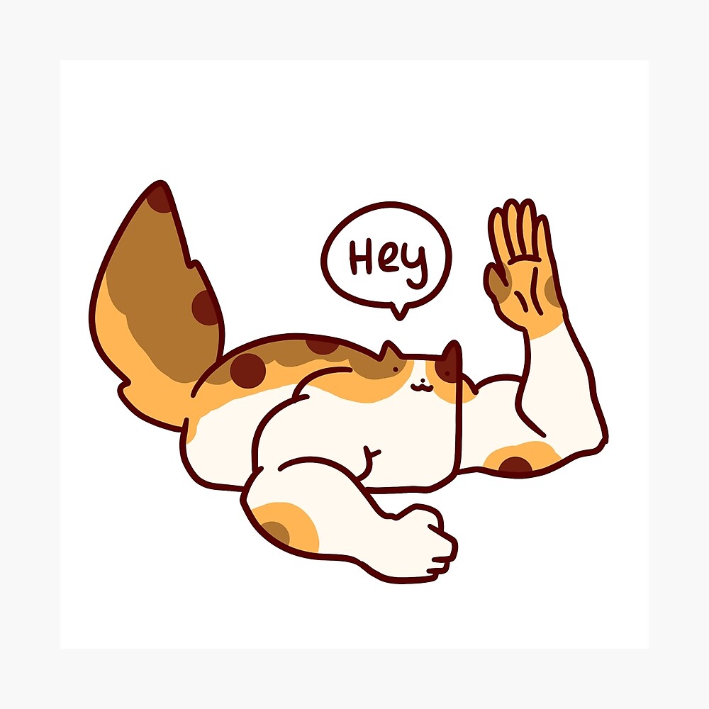 "Calico Cat with Buff Arms" Photographic Print by SaradaBoru | Redbubble