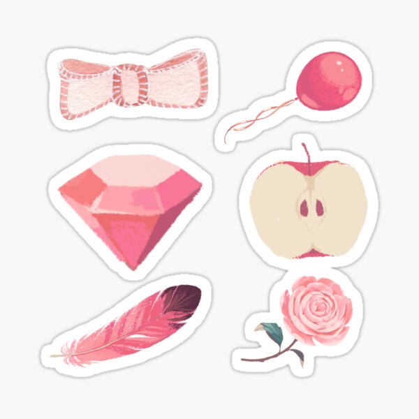 "Aesthetic Pastel color Sticker pack" Sticker for Sale by Momo-thoughts ...