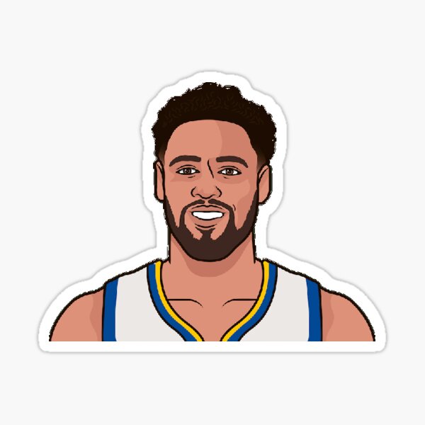 "Klay Thompson stickers cartoon" Sticker for Sale by StocksCity | Redbubble