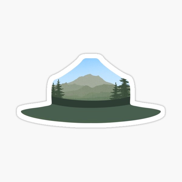 "Washington Ranger's Hat" Sticker for Sale by liz-des | Redbubble