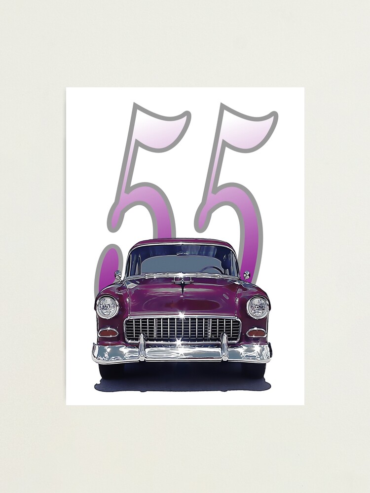 "1955 Chevy - Front View" Photographic Print for Sale by ...