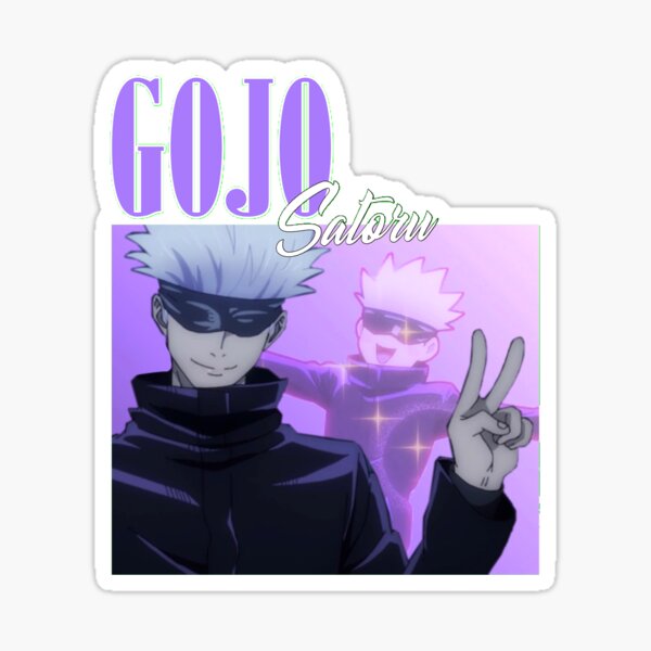 "Gojo Satoru Jujutsu Kaisen ‘90s Hip-Hop Graphic" Sticker for Sale by ...