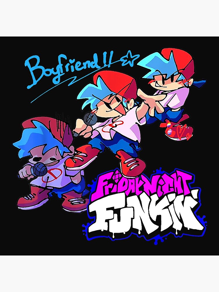 Friday Night Funkin' Boyfriend Premium Matte Vertical Poster sold by ...
