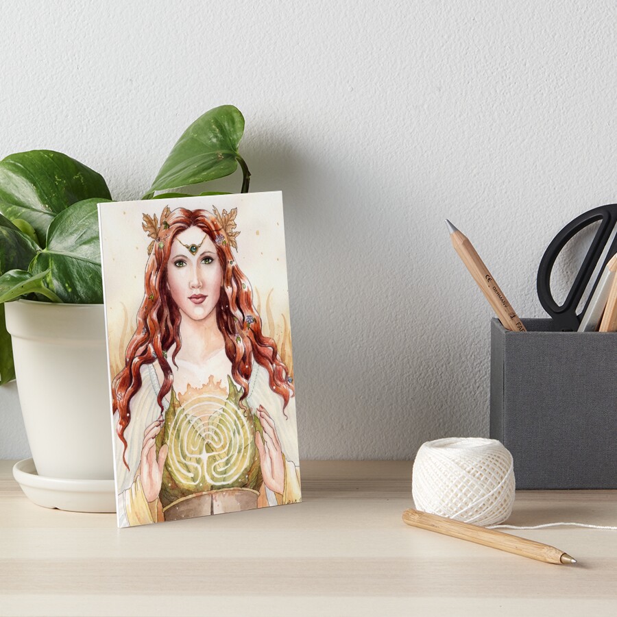 "Labyrinth Goddess" Art Board Print for Sale by NicoleCadet13 | Redbubble