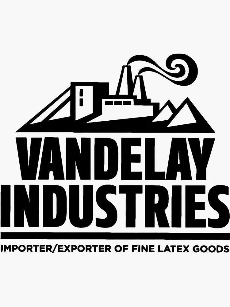 "vandelay" Sticker for Sale by weslehawi | Redbubble