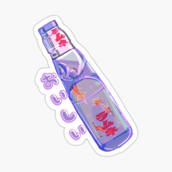 "Japanese Ramune Fish Bottle" Sticker for Sale by SikaWorks | Redbubble