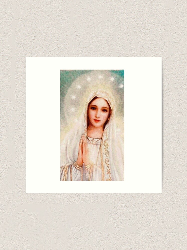 "Divine Virgin Mary- Mother of Christ" Art Print for Sale by anhie-pops ...