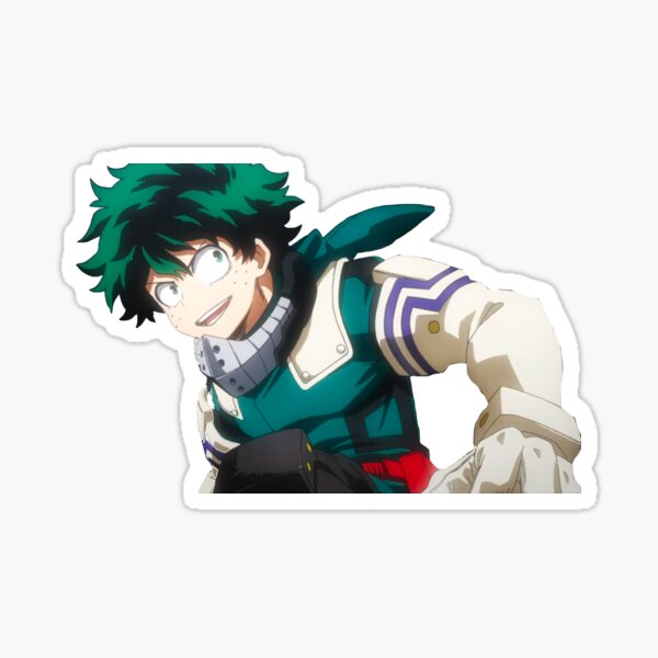 "Deku Kick Power" Sticker by munisafarook | Redbubble
