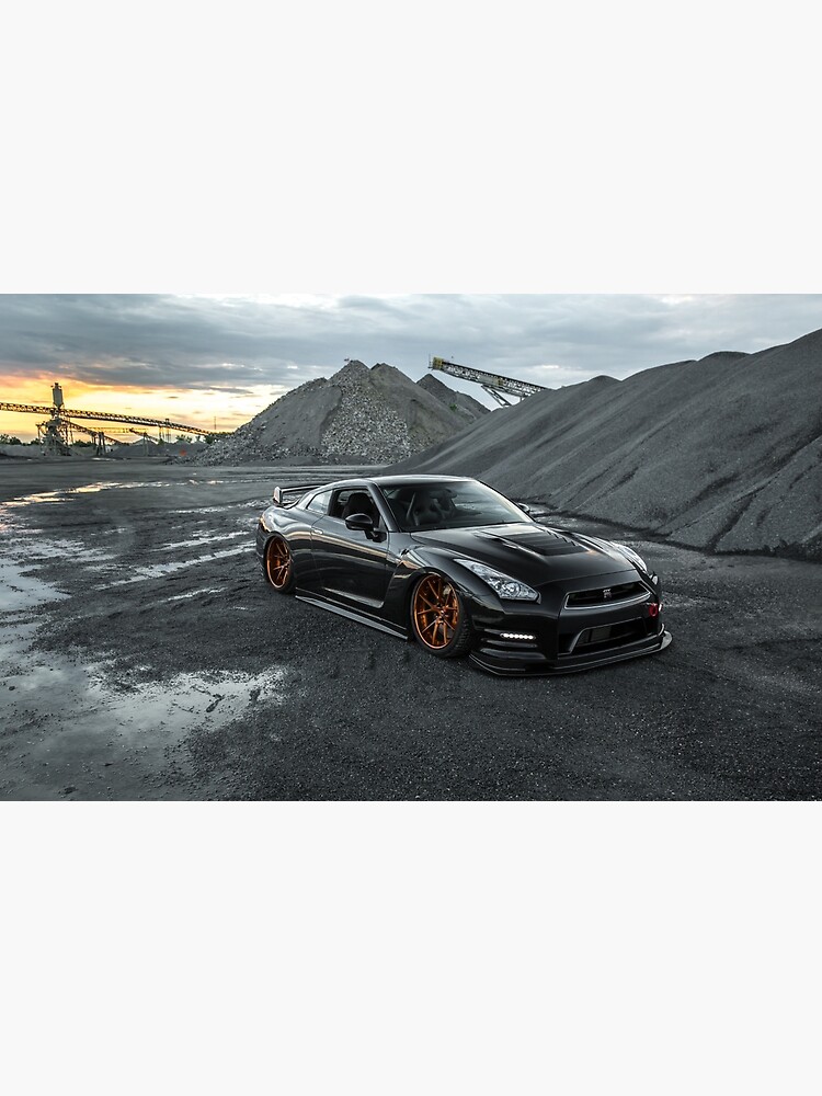 "Bagged Nissan GTR " Poster for Sale by MikeKuhnRacing | Redbubble