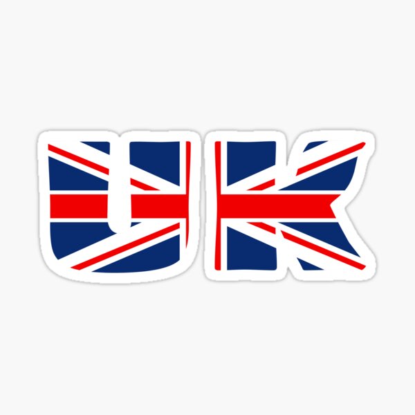 "UK" Sticker for Sale by m0us3 | Redbubble