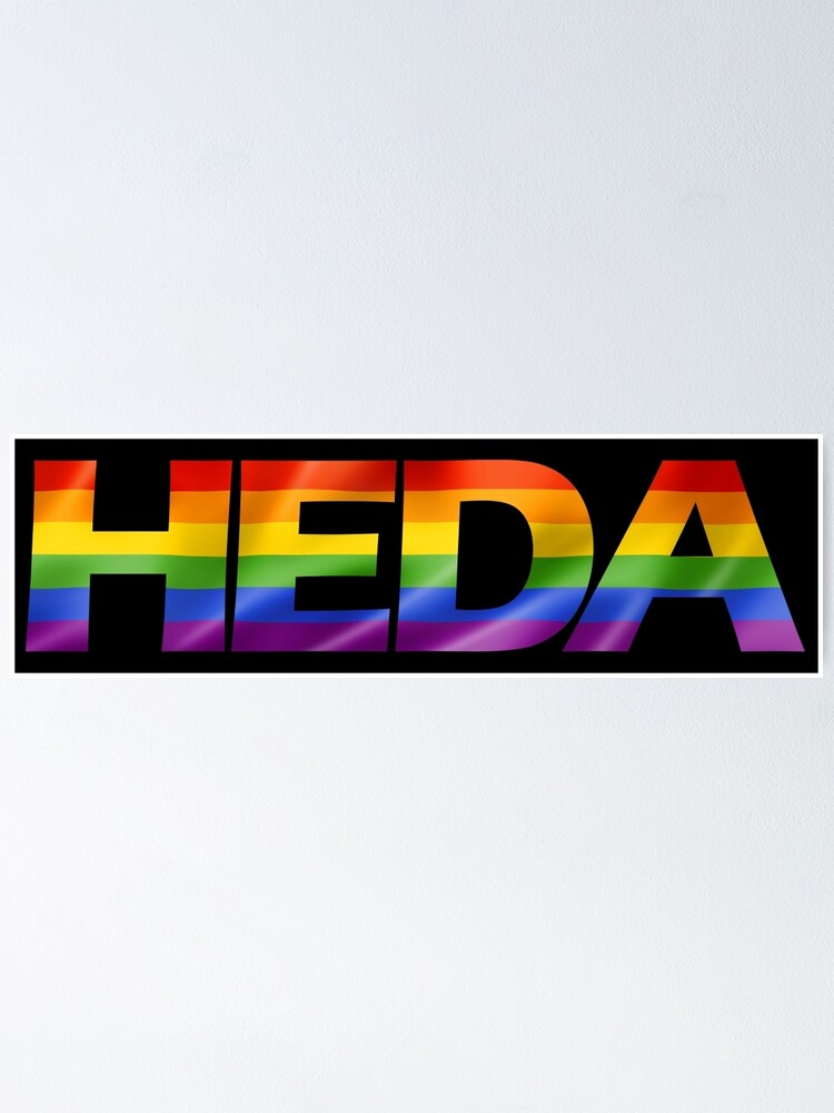 "Rainbow Heda" Poster by ruland | Redbubble