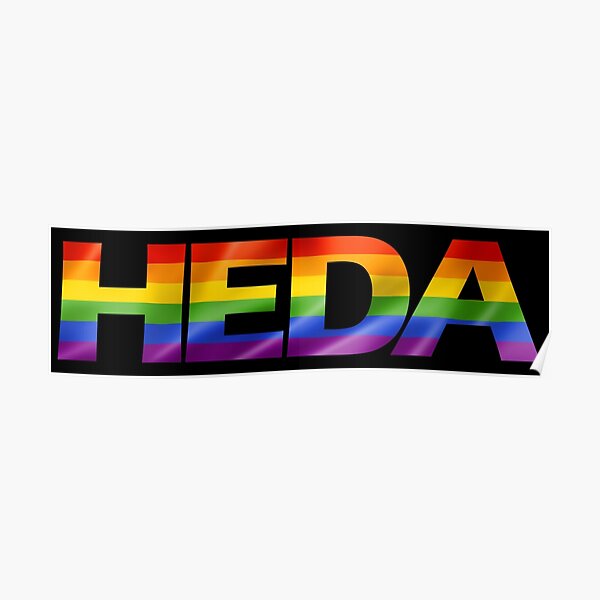 "Rainbow Heda" Poster by ruland | Redbubble