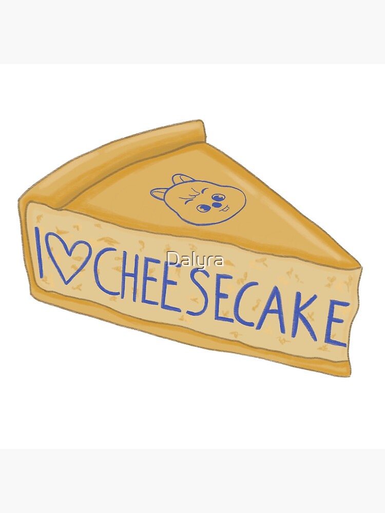 "Stray Kids Jisung I love Cheesecake" Art Print by Dalyra | Redbubble