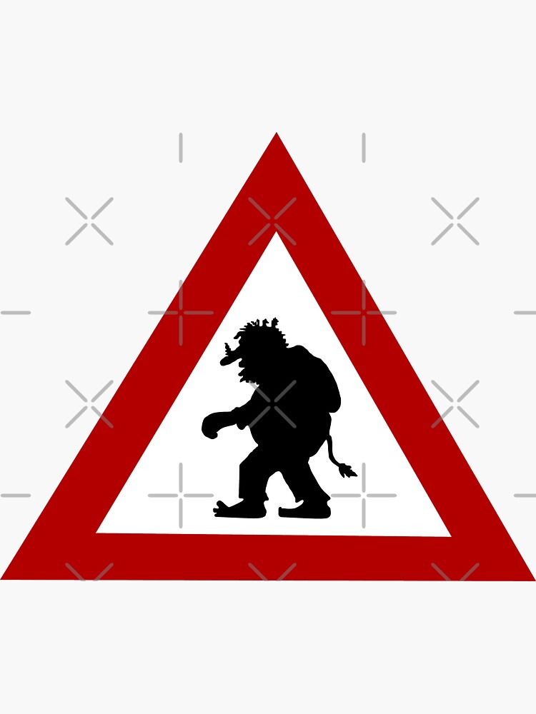 "Troll sign" Sticker for Sale by Redlaps | Redbubble