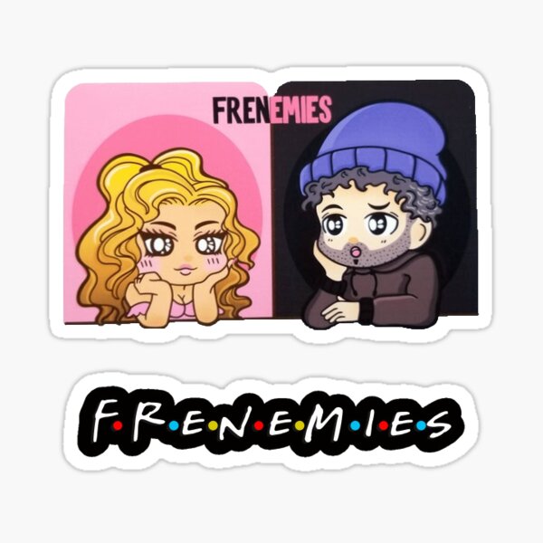 "Frenemies Cute art Sticker pack! " Sticker for Sale by ReeceVentre ...