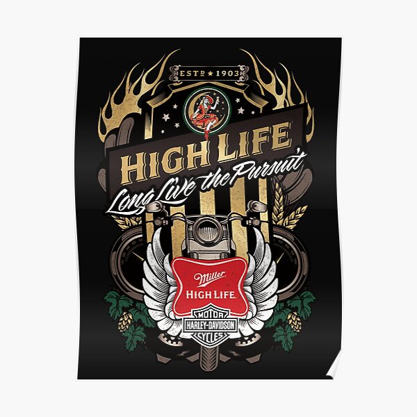 Pósters: Cerveza Miller Lite | Redbubble