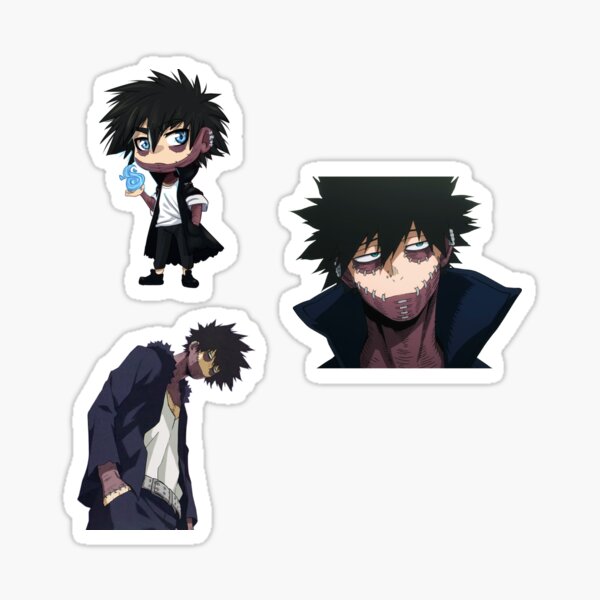 "Anime Dabi Sticker Set!" Sticker for Sale by ReeceVentre | Redbubble