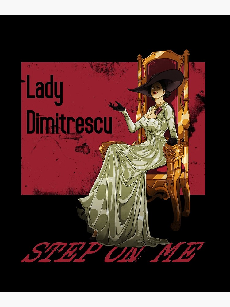 "Lady dimitrescu step on me" Art Print by Albat672 | Redbubble