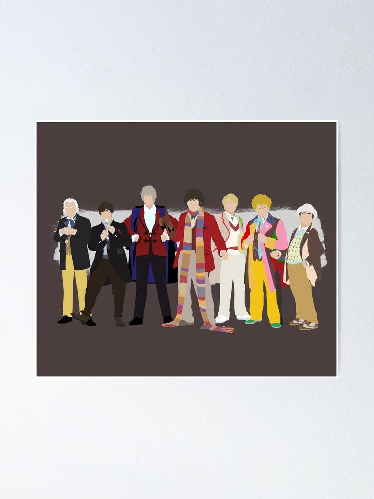 "The Classic Doctors" Poster by MrSaxon101 | Redbubble
