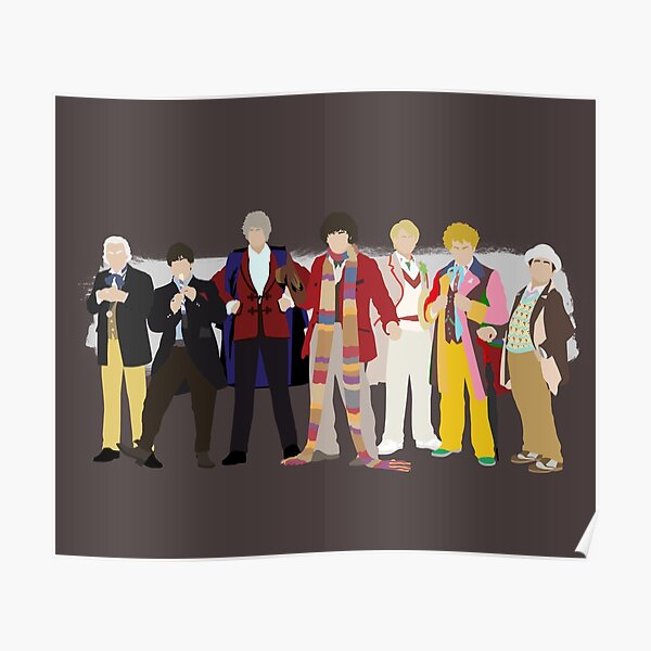 "The Classic Doctors" Poster by MrSaxon101 | Redbubble