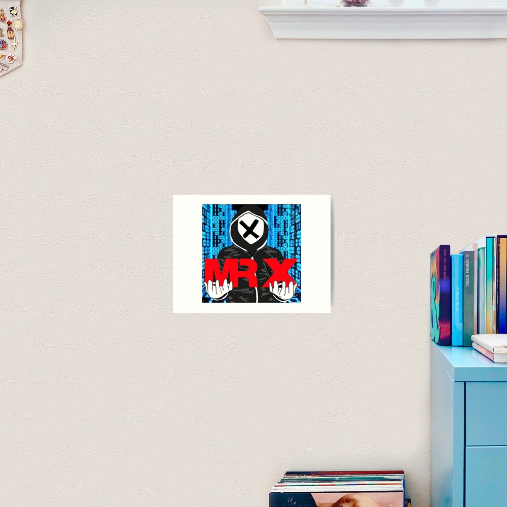 "MRX; Mister X; Hacker;" Poster for Sale by StickerApe | Redbubble