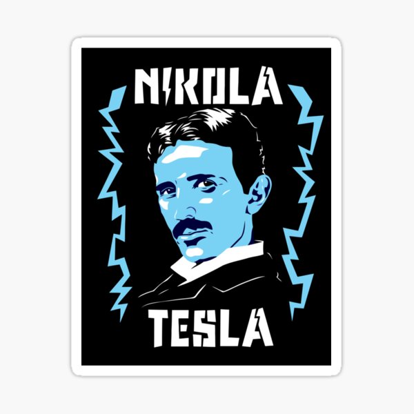 "Nikola Tesla" Sticker by resforte46 | Redbubble