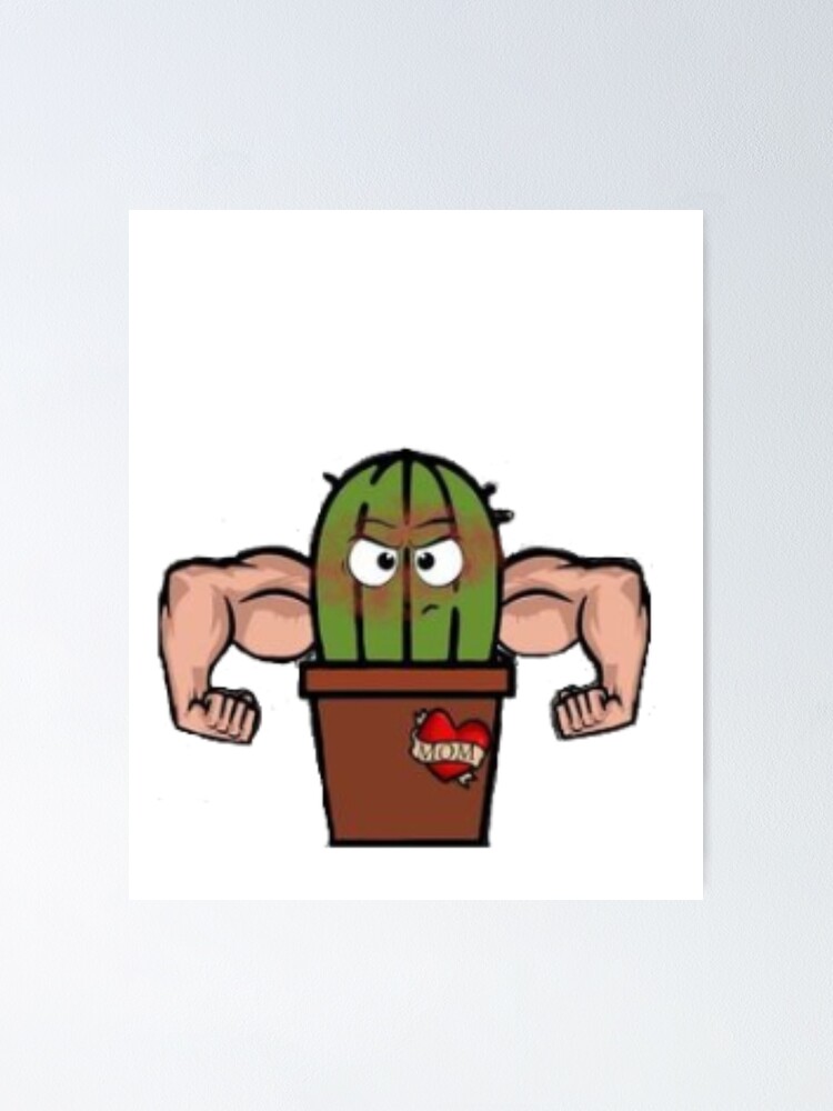 "Angry Cactus" Poster by FloVer2 | Redbubble
