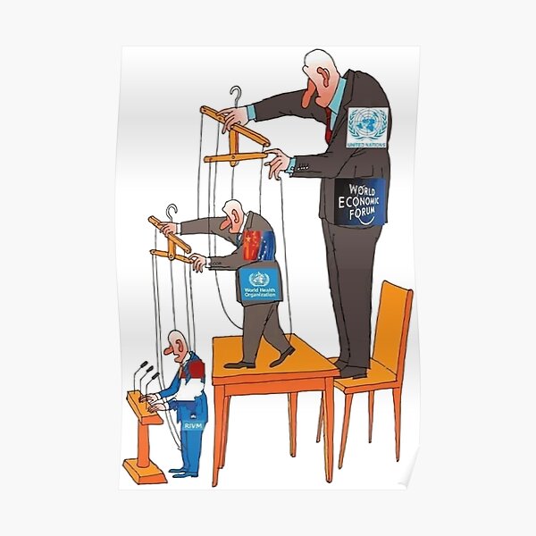 "klaus schwab art" Poster by volkamrolando | Redbubble