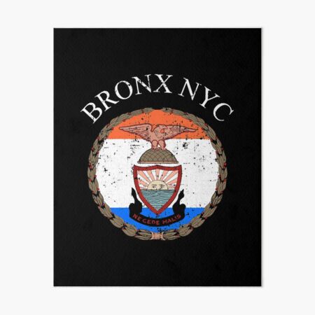 Lámina rígida «Sello del Bronx Nueva York - símbolo de la bandera logo ...