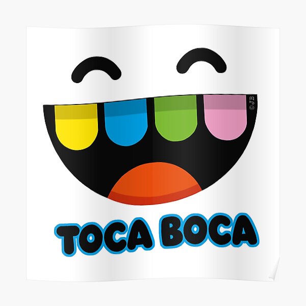 "Toca logo" Poster for Sale by FunnehGacha | Redbubble