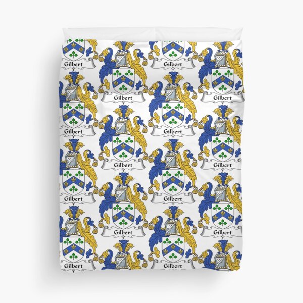 "Gilbert Coat of Arms / Gilbert Family Crest" Duvet Cover for Sale by ...