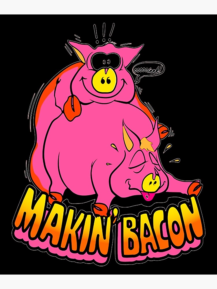 "Makin Bacon Chef" Poster von ArtPrintsVicky | Redbubble