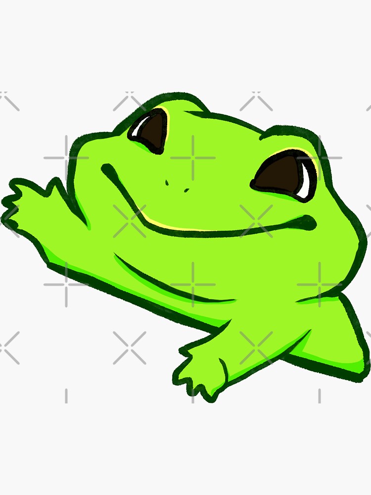 "Bongo Frog" Sticker for Sale by Rensuuta | Redbubble