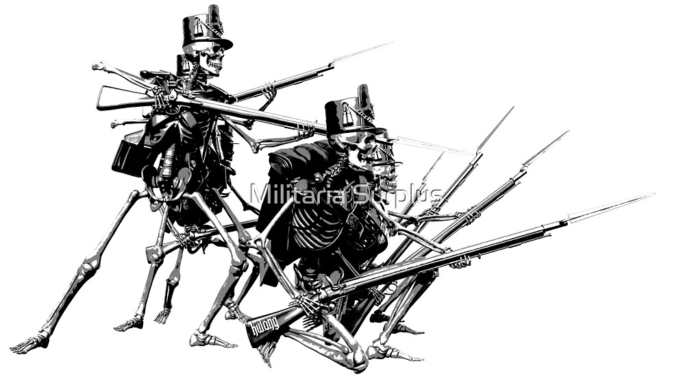"Napoleonic Undead Line Infantry" by Militaria Surplus | Redbubble