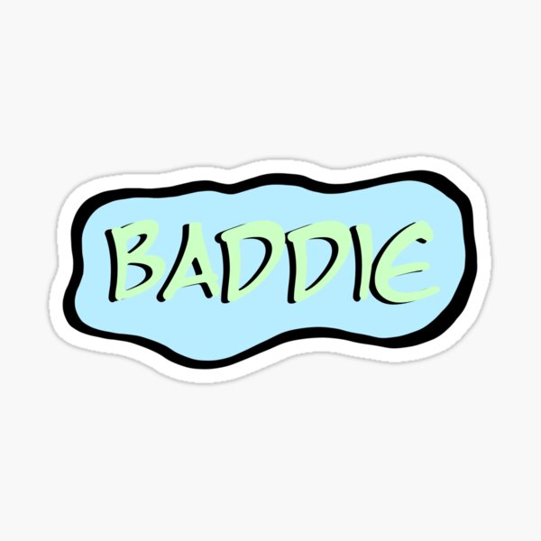 "Baddie shirt" Sticker for Sale by ayumibakugo | Redbubble