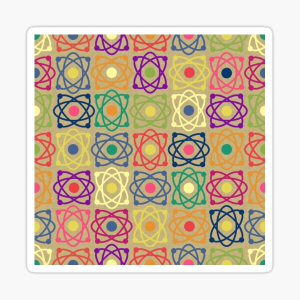 "Vintage atomic" Sticker for Sale by DinorahAle | Redbubble