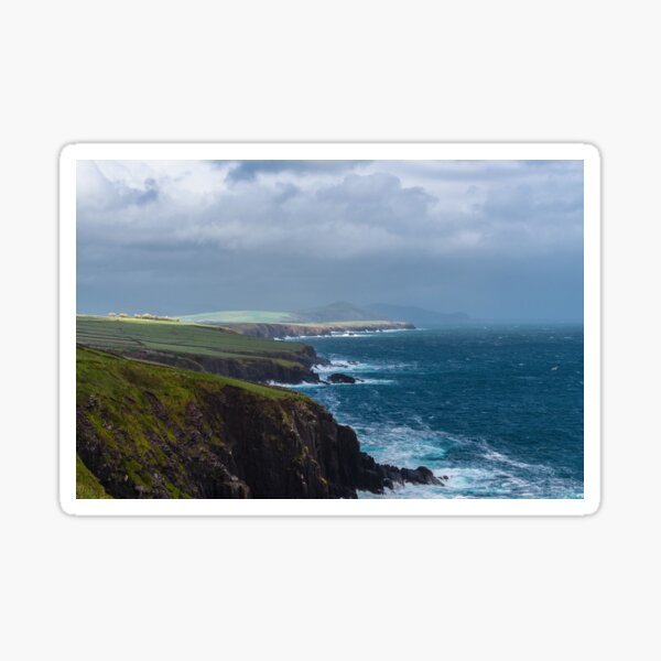 "Atlantic ocean, mountains and beautiful cloudy sky, this is the Dingle ...