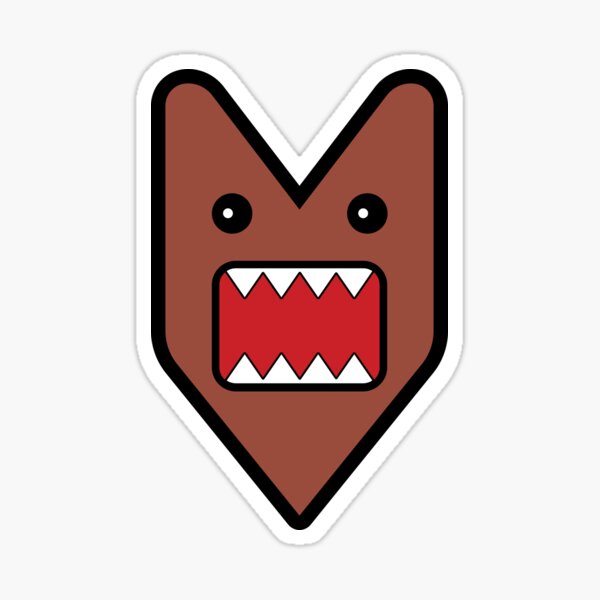 "Domo Kun JDM Logo" Sticker for Sale by EazyTeezy | Redbubble