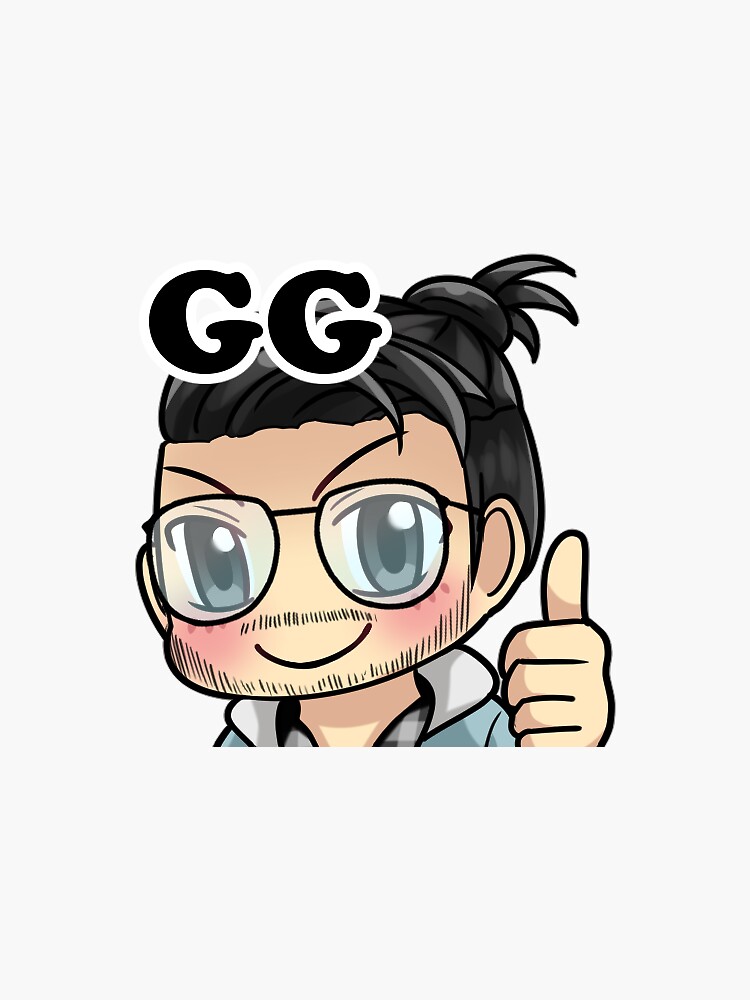 "GG!" Sticker for Sale by DravenA | Redbubble