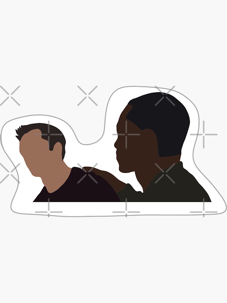 "Anthony Mackie and Sebastian Stan" Sticker for Sale by ashmarcela ...