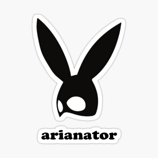 "arianator " Sticker for Sale by mozax | Redbubble