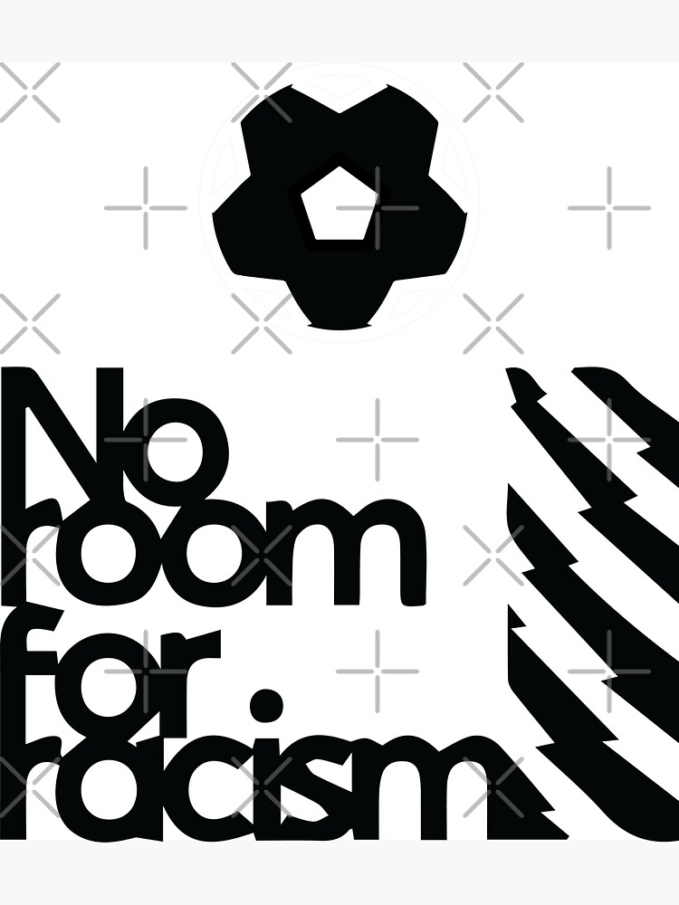 "No Room For Racism (White)" Sticker for Sale by Jackshun | Redbubble