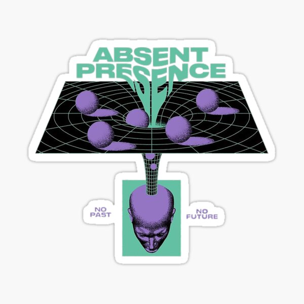 "Absent Presence" Sticker for Sale by warfoo | Redbubble