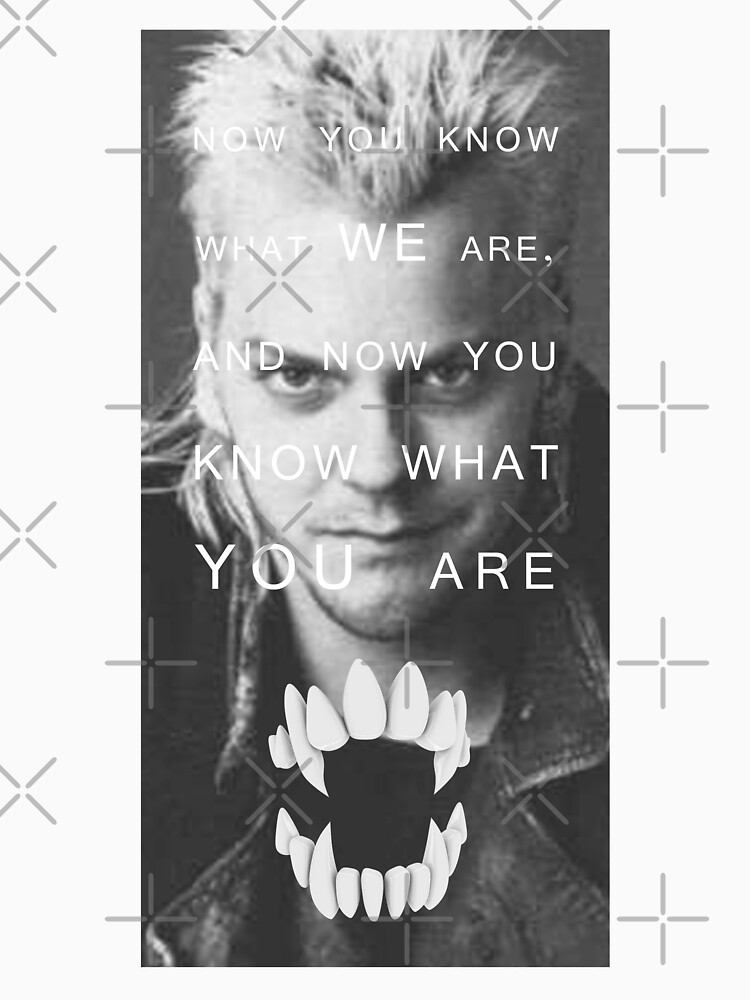 "The Lost Boys" T-shirt for Sale by RobinBegins | Redbubble | black and ...