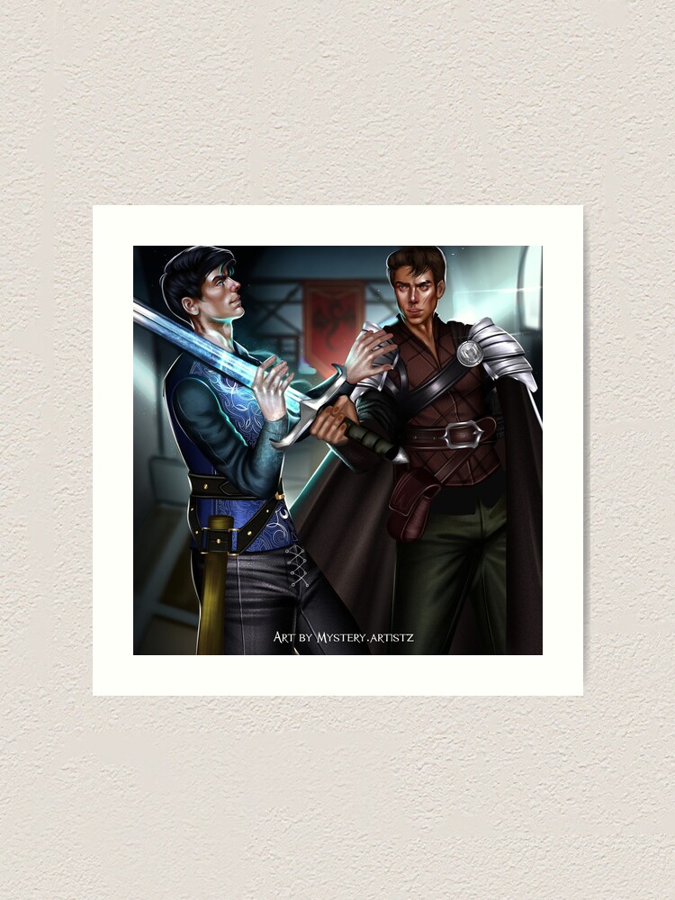 "Dorian and Chaol from TOG" Art Print by Mysteryartistz | Redbubble
