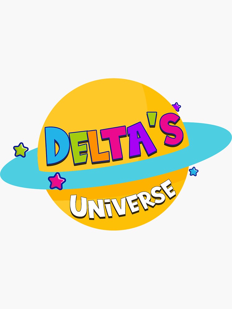 "Delta's Universe" Sticker for Sale by KellieGerardi | Redbubble