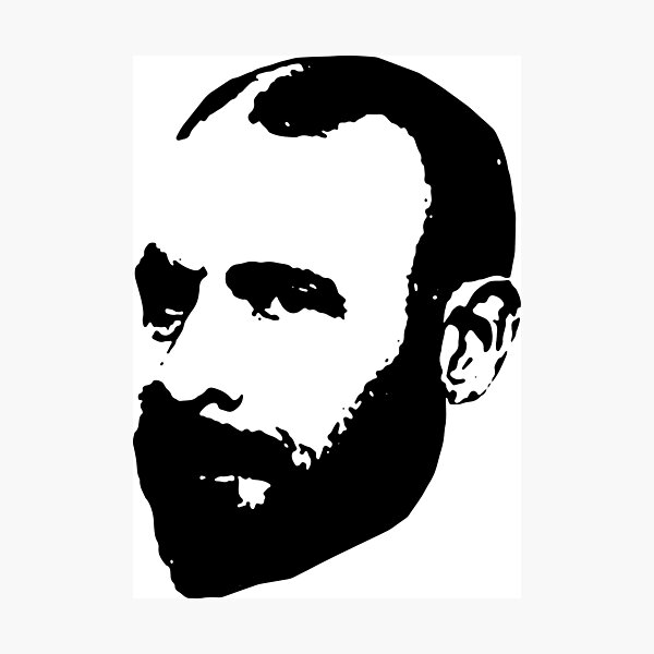 "Louis Henry Sullivan - Illustration face" Photographic Print by SLGA ...