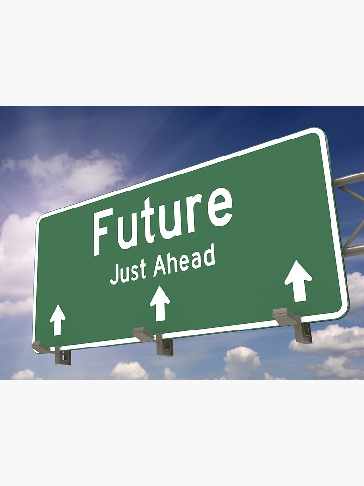 "Future,future ahead sign,sign art,modern abstract art,abstract canvas ...
